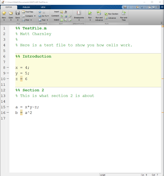 Introduction to Matlab