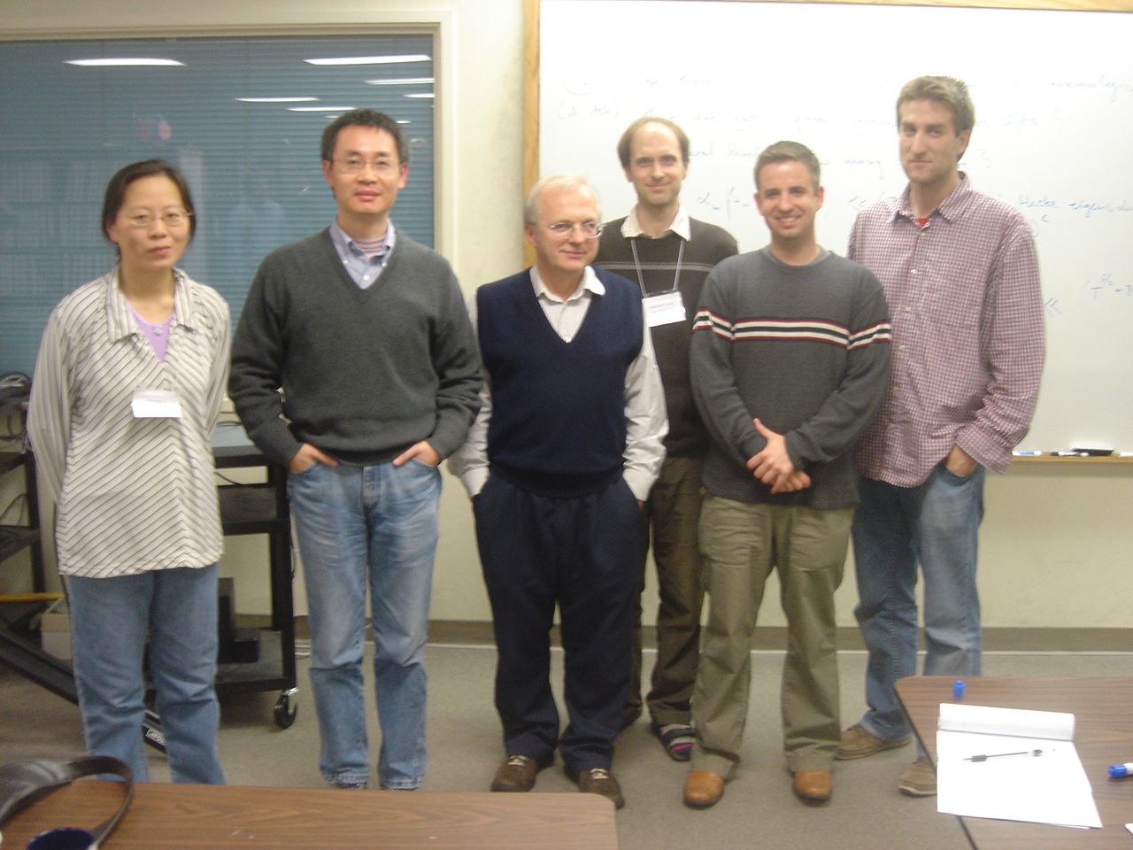 A photo of some of my mathematical family